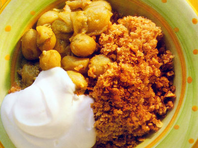 Crunchy Gooseberry Crumble Recipe - Baking and Desserts