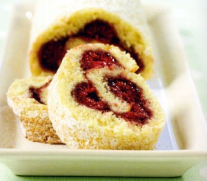Raspberry Swiss Roll Recipe - Baking and Desserts