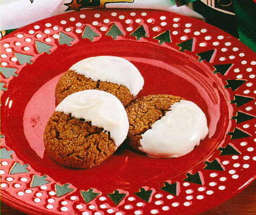 Dipped Gingersnaps Recipe - Baking and Desserts